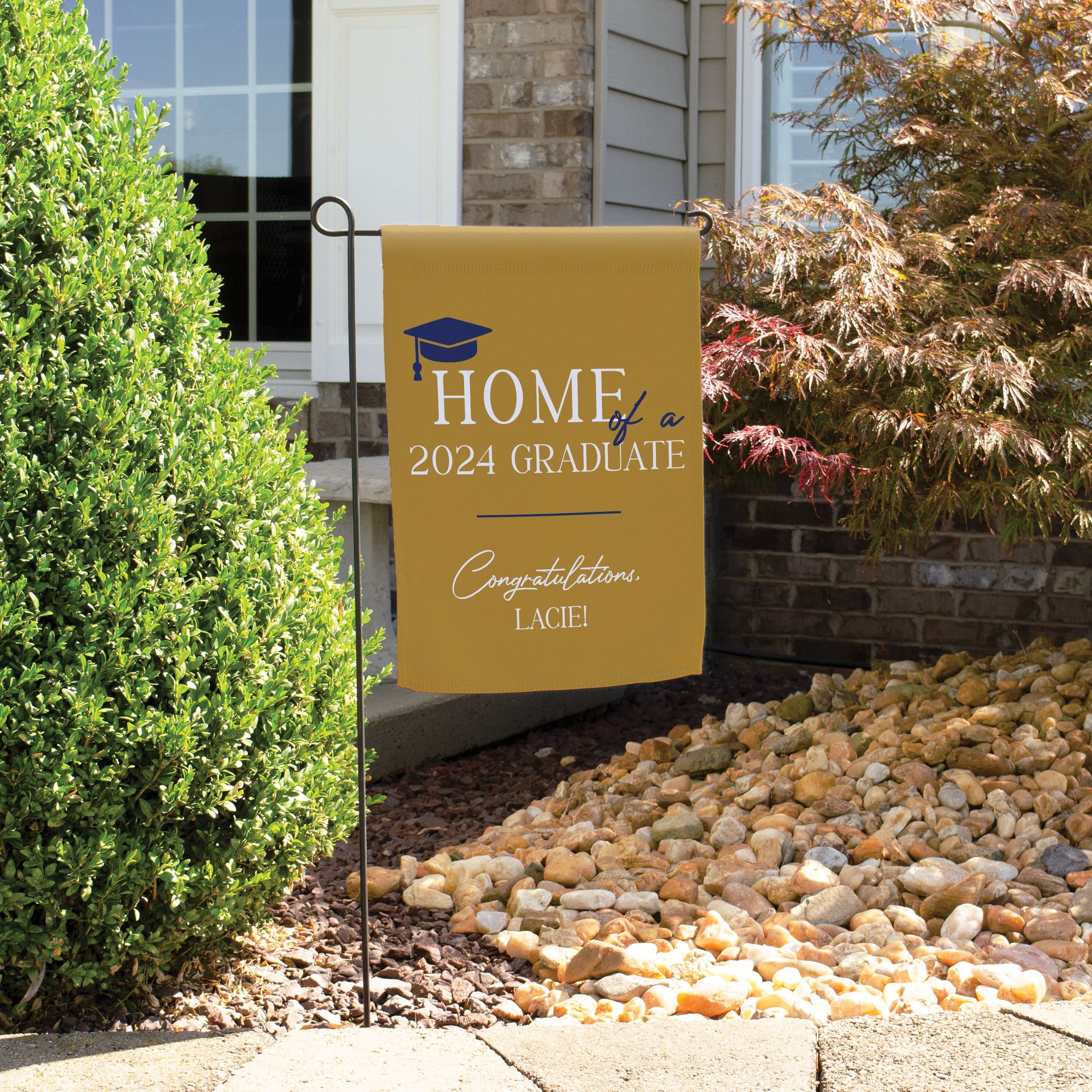 Personalized Graduation Party Welcome Flag — 28 Collective