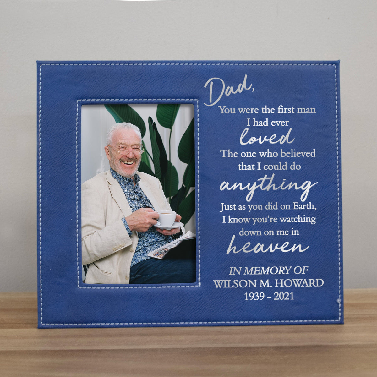 Personalized Dad Memorial Picture Frame — 28 Collective