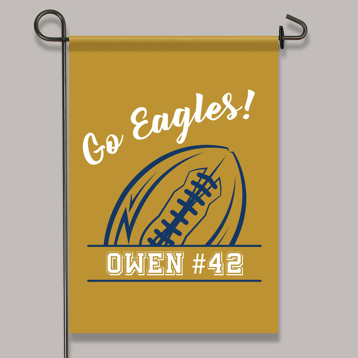 Personalized Football Player Garden Flag — 28 Collective