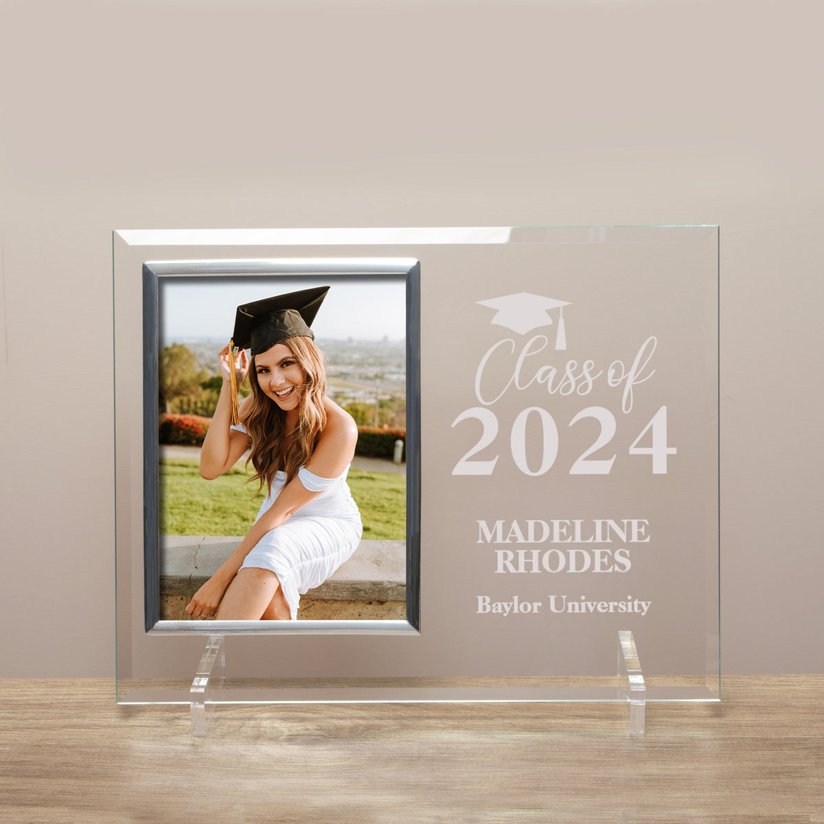 Personalized Graduation Glass Picture Frame — 28 Collective