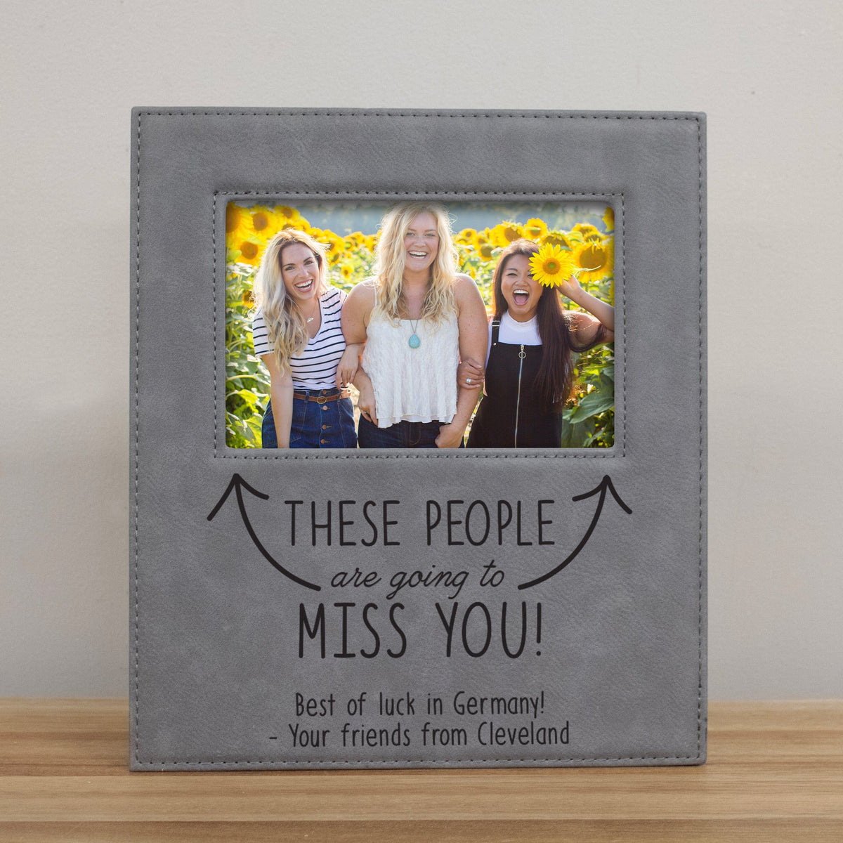 Personalized "These People Will Miss You" Picture Frame — 28 Collective
