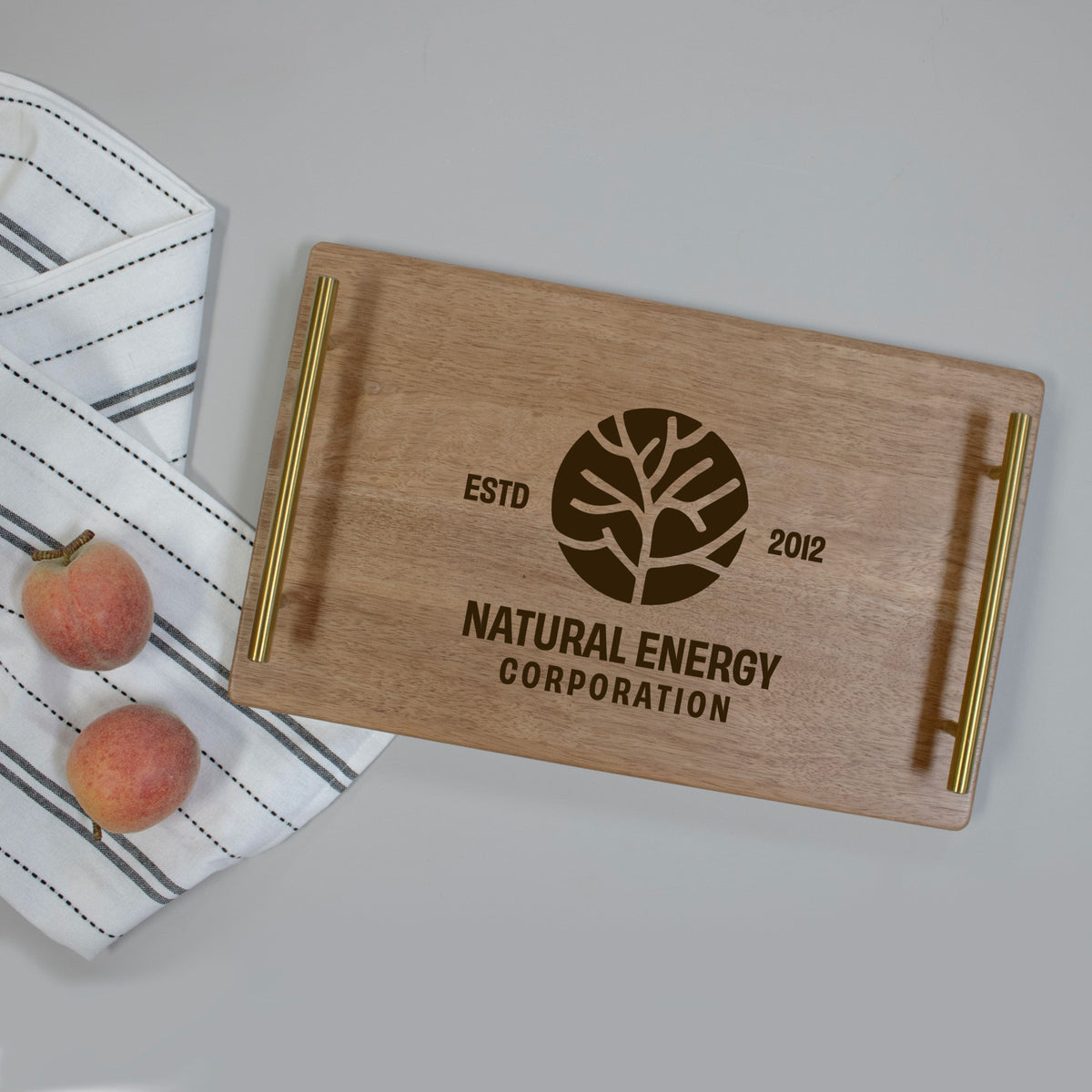 Personalized Company Logo Serving Tray — 28 Collective
