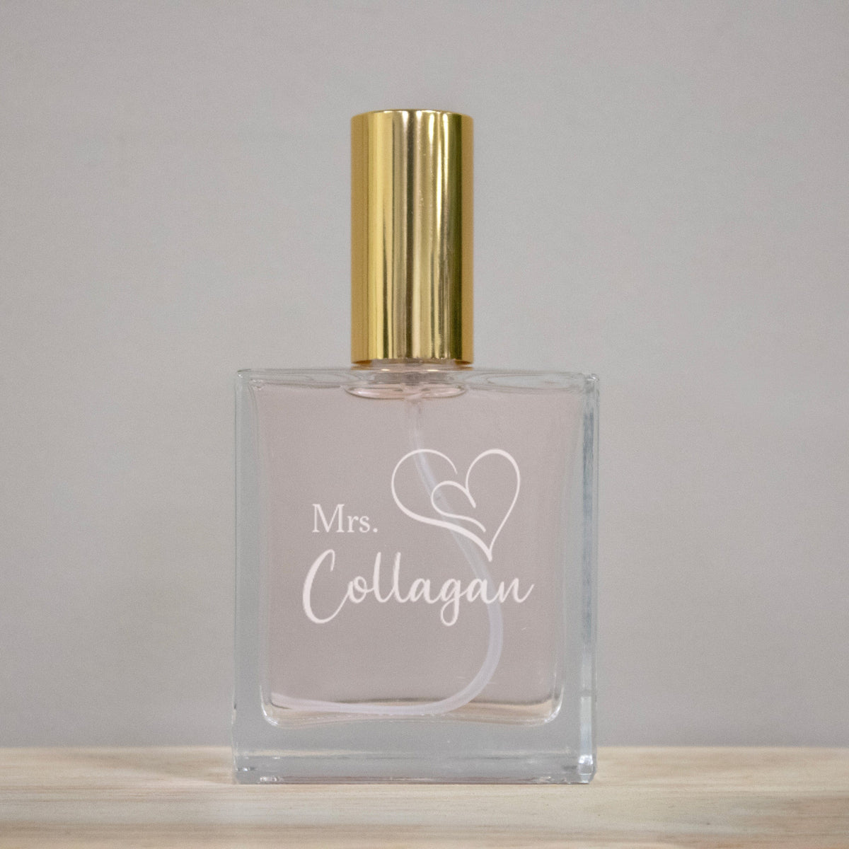 Personalized Wedding Mrs Bride Perfume Bottle — 28 Collective