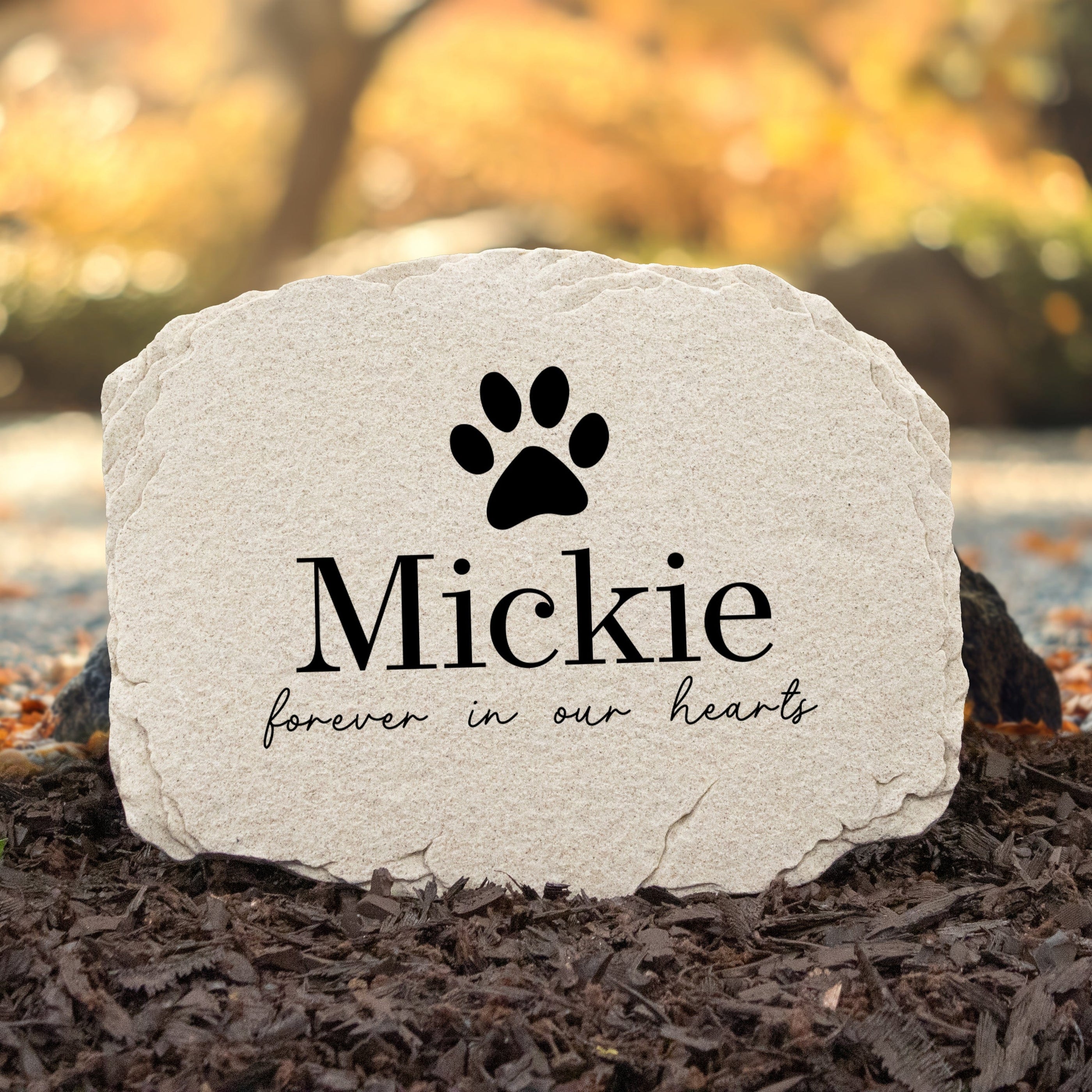 Personalized Pet Memorial Garden Stone — 28 Collective