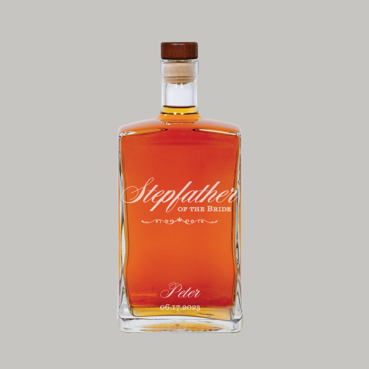 Personalized "Stepfather of the Bride" Decanter — 28 Collective
