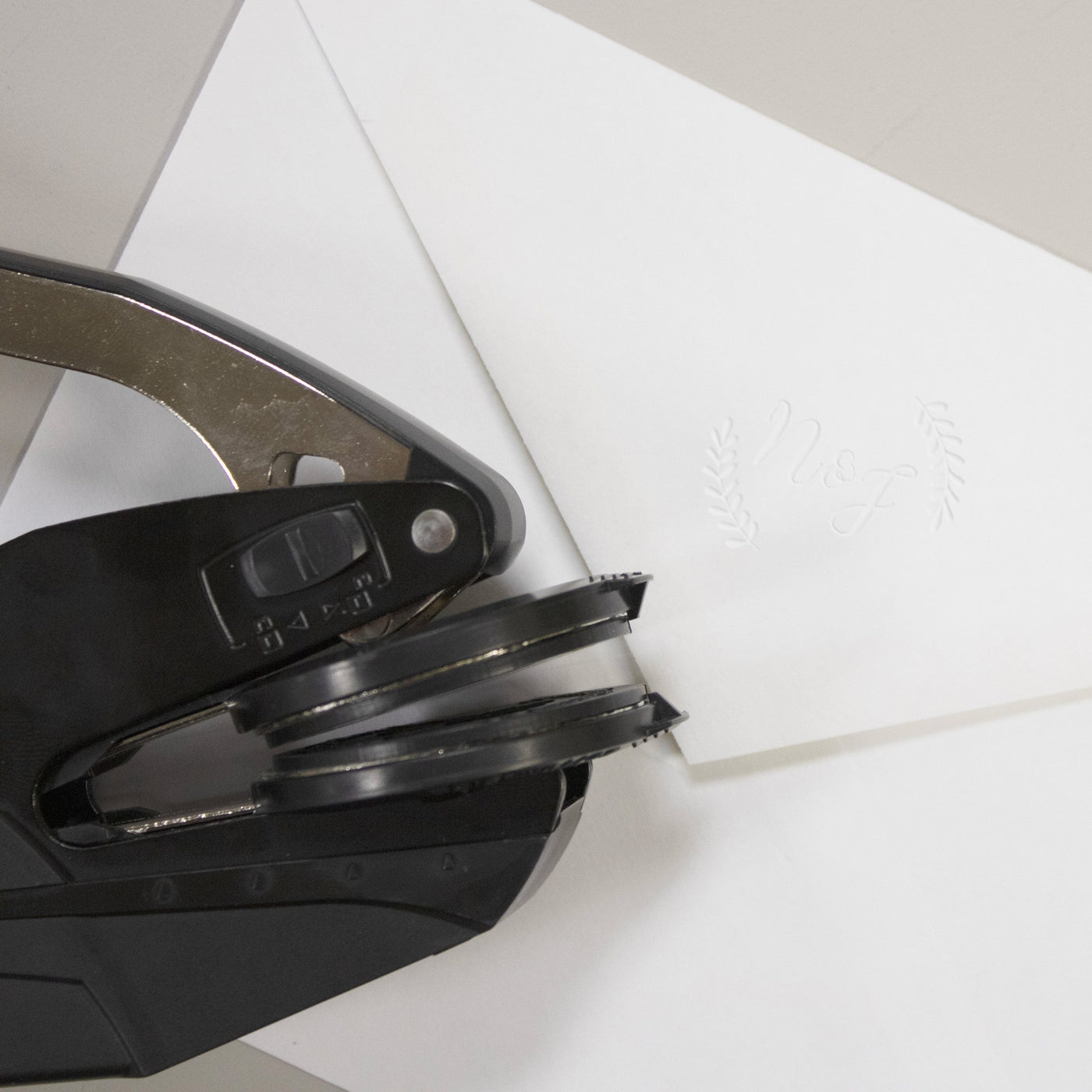 Personalized Wedding Stationary Embosser — 28 Collective