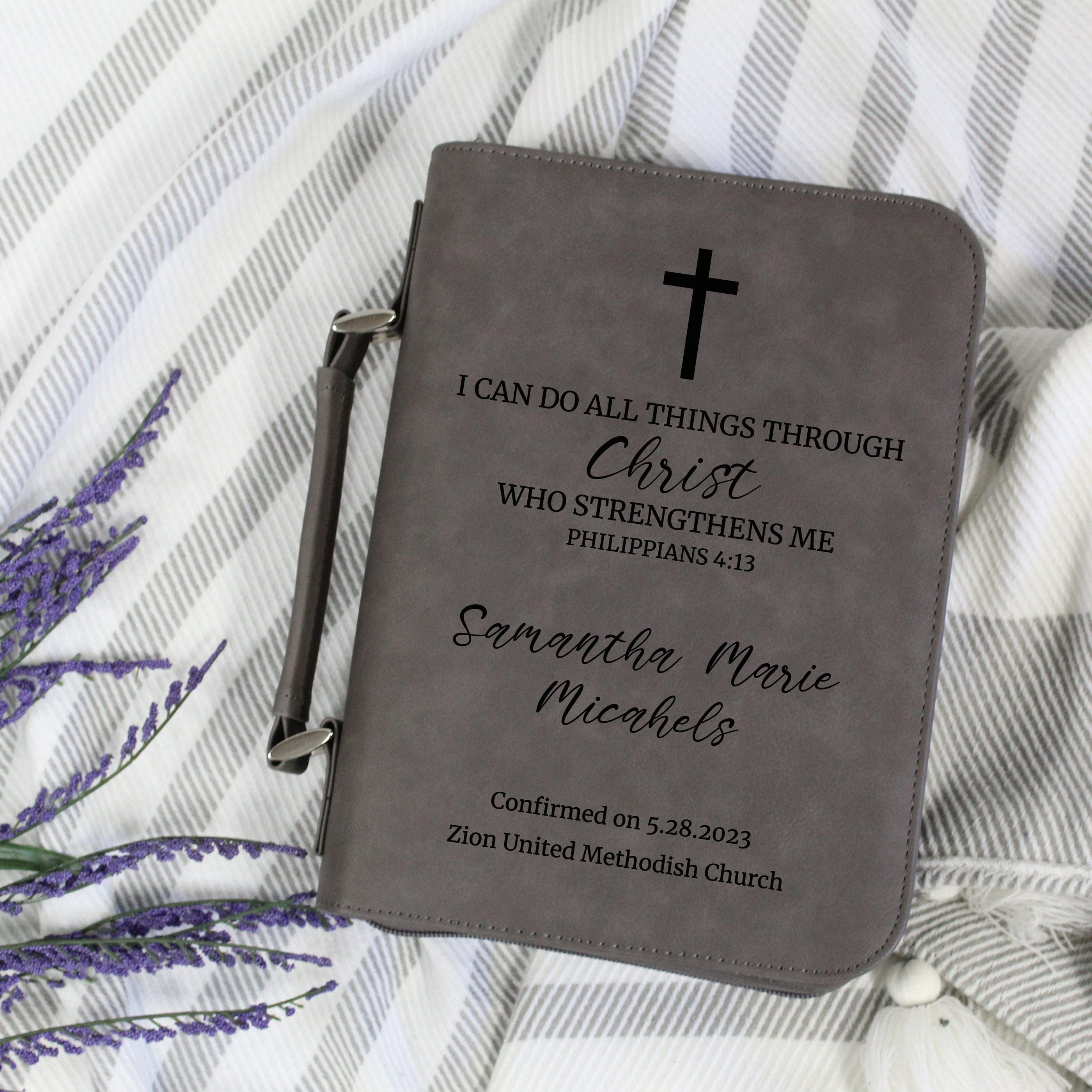 Personalized Confirmation Bible Cover — 28 Collective