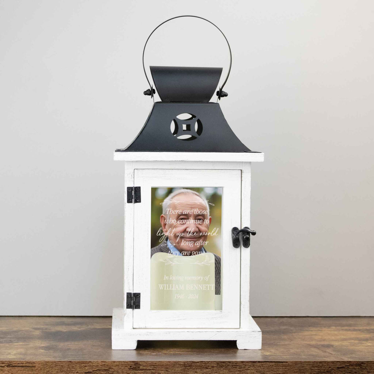Personalized "Light Up The World" Picture Frame Lantern — 28 Collective