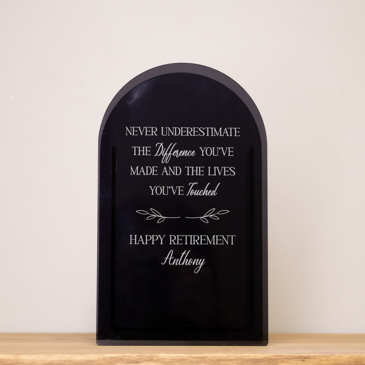 Personalized "Difference You Made" Retirement Vase — 28 Collective