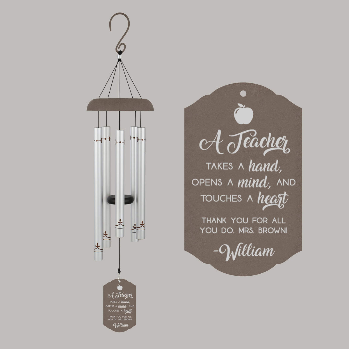 Personalized Teacher Wind Chime — 28 Collective