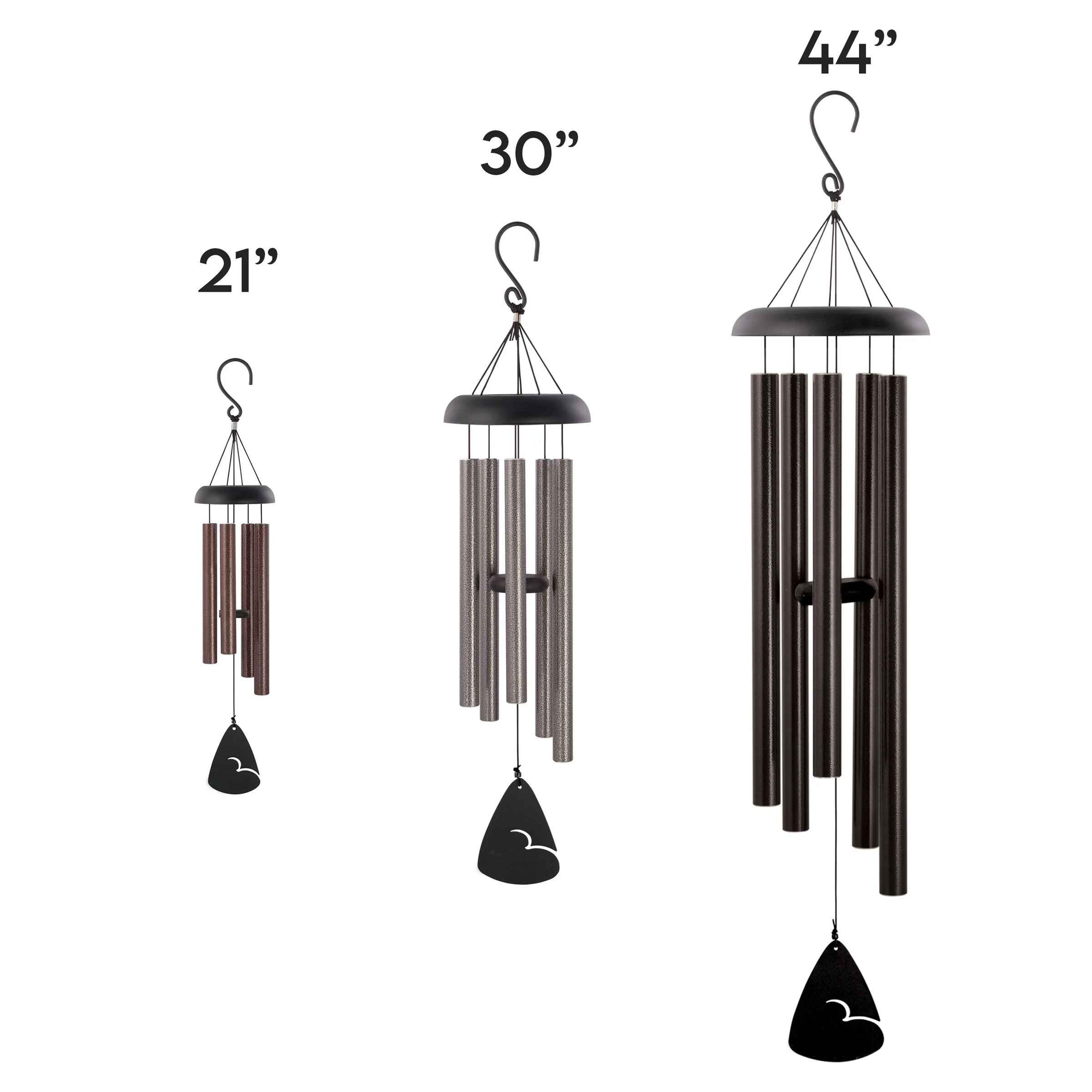 Personalized “Listen to the Wind” with Leaves Memorial Wind Chime — 28 ...