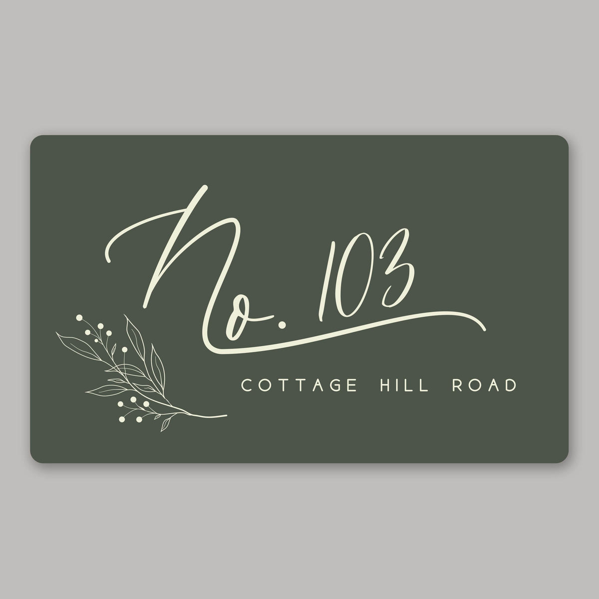 Personalized Home Address Door Mat — 28 Collective