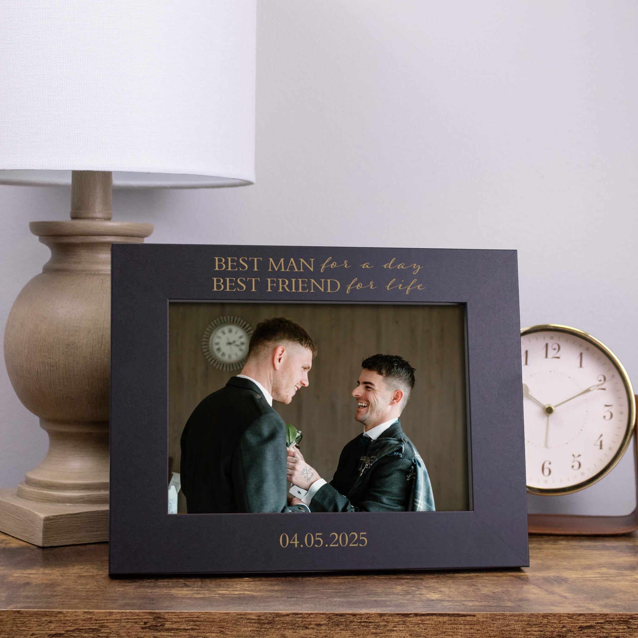 Personalized Best Man Picture Frame — 28 Collective