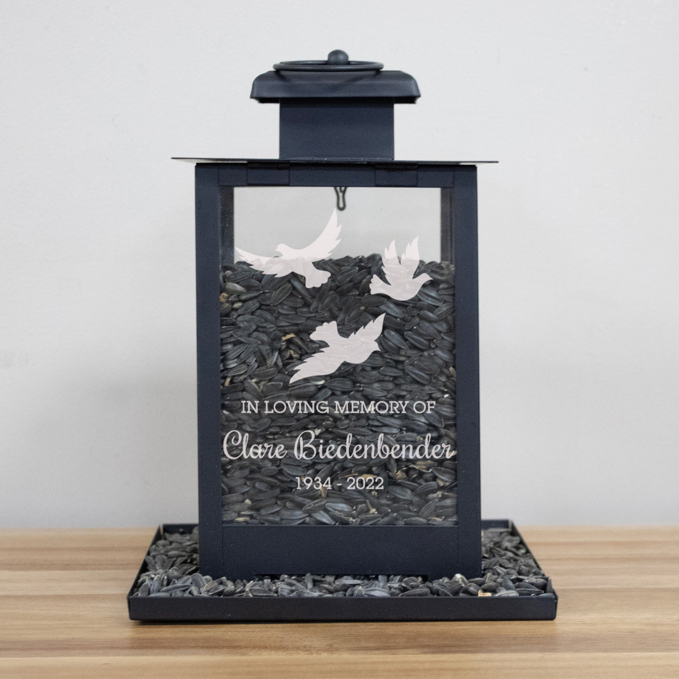 Personalized "In Loving Memory Of" Memorial Bird Feeder — 28 Collective