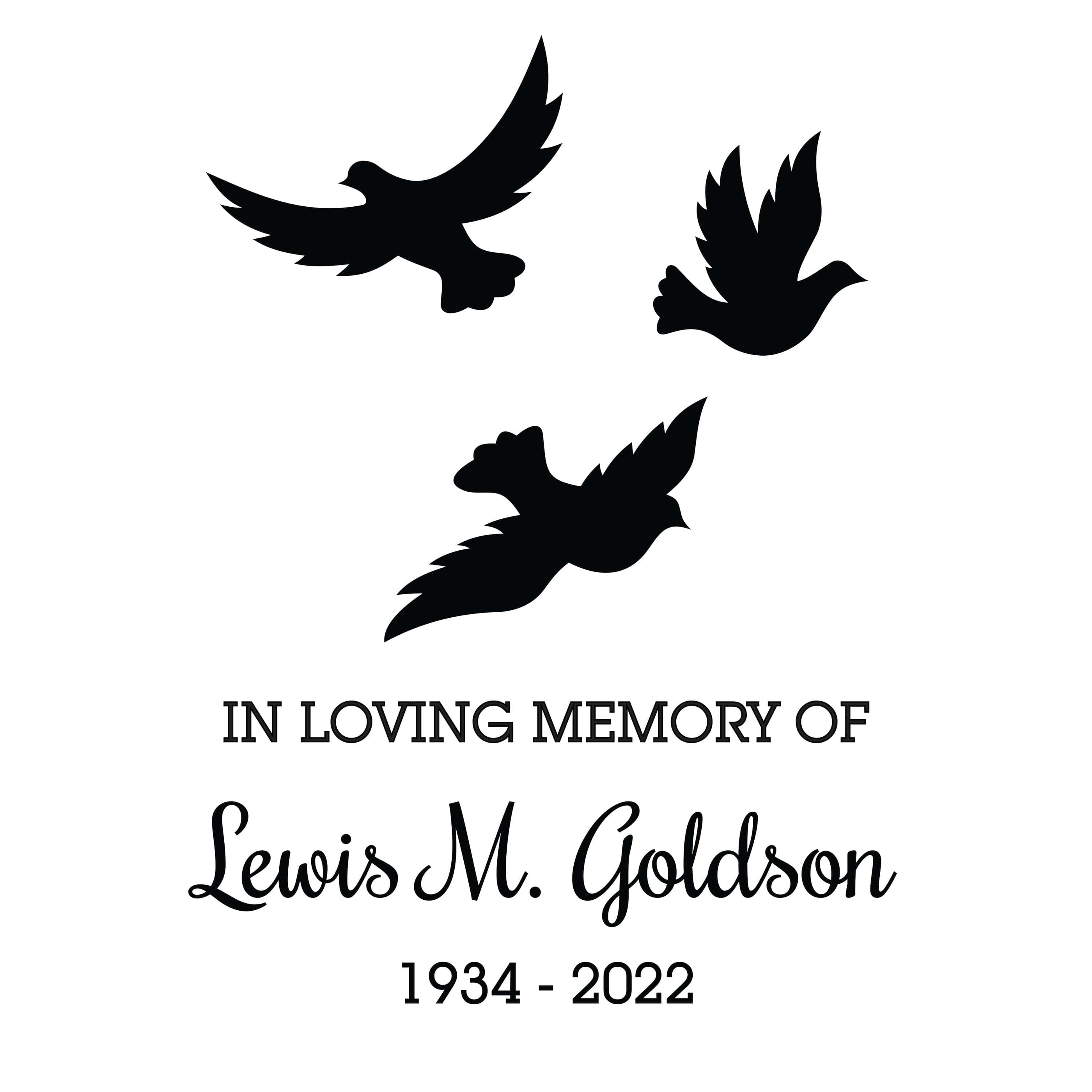 Personalized "In Loving Memory Of" Memorial Bird Feeder — 28 Collective