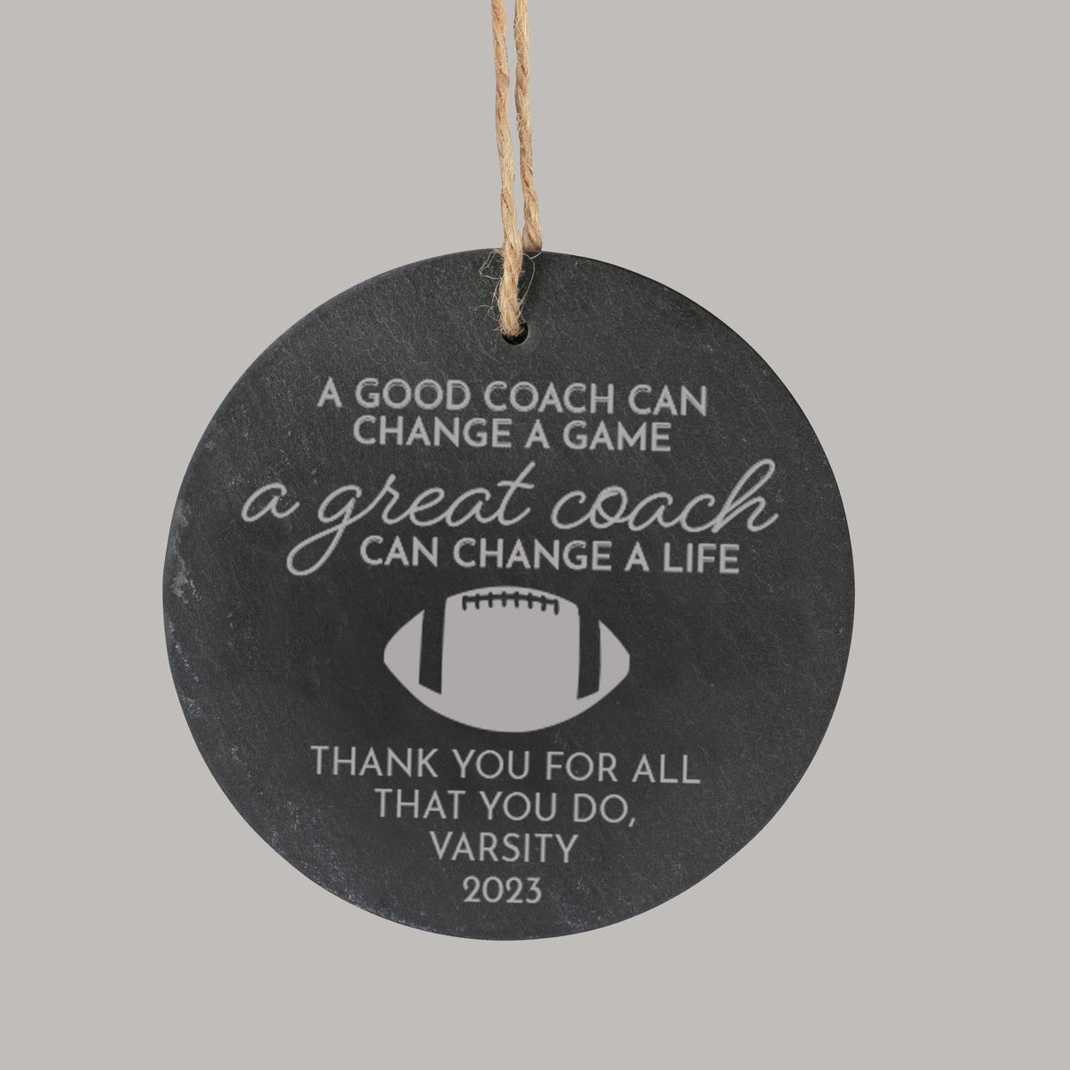 Personalized Football Coach Ornament — 28 Collective