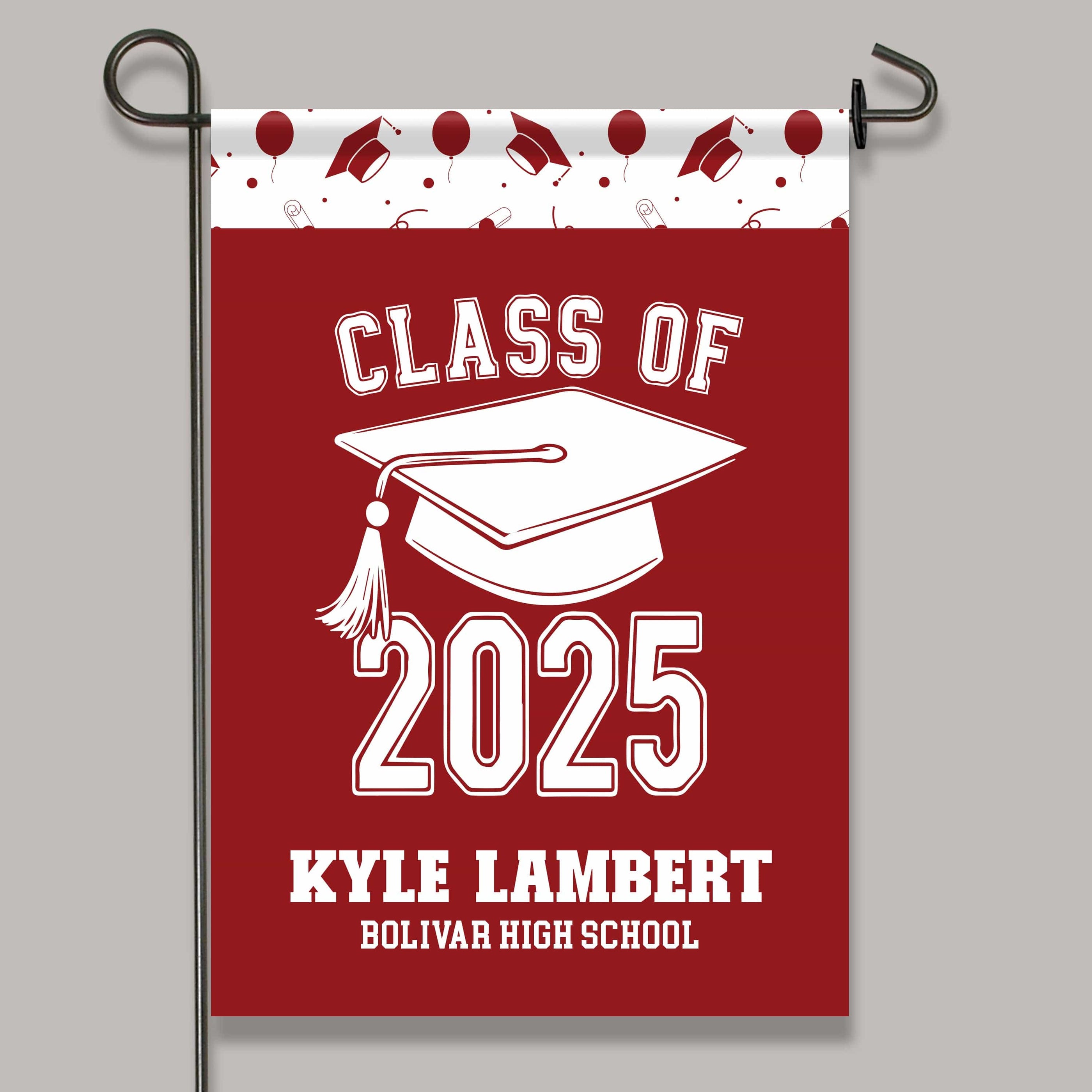 Personalized Graduation Party Garden Flag — 28 Collective