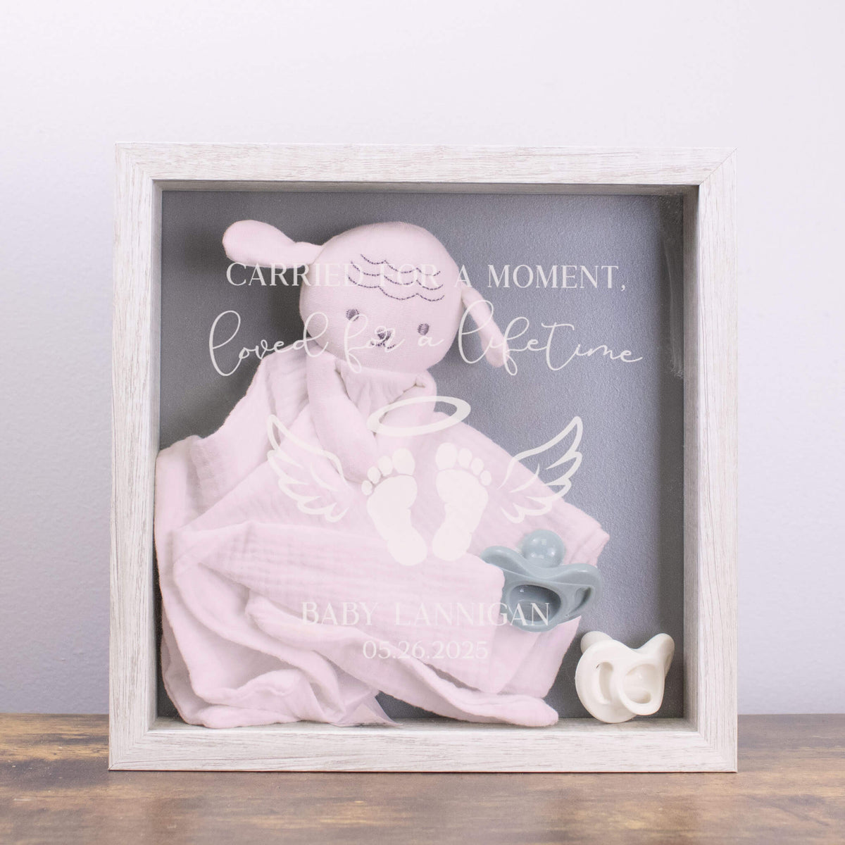 Personalized Baby Infant Loss Shadow Box — 28 Collective