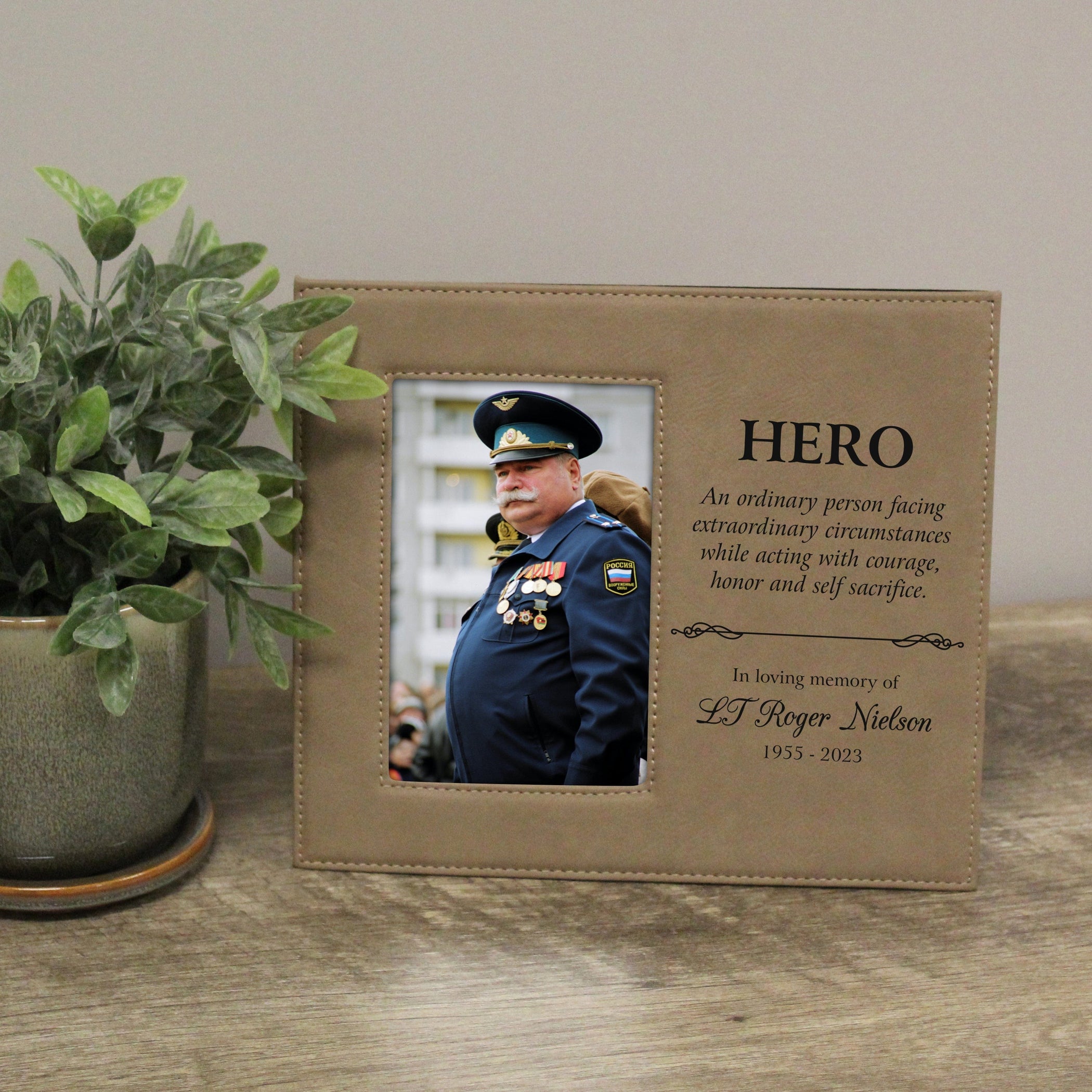 Personalized Hero Memorial Picture Frame — 28 Collective