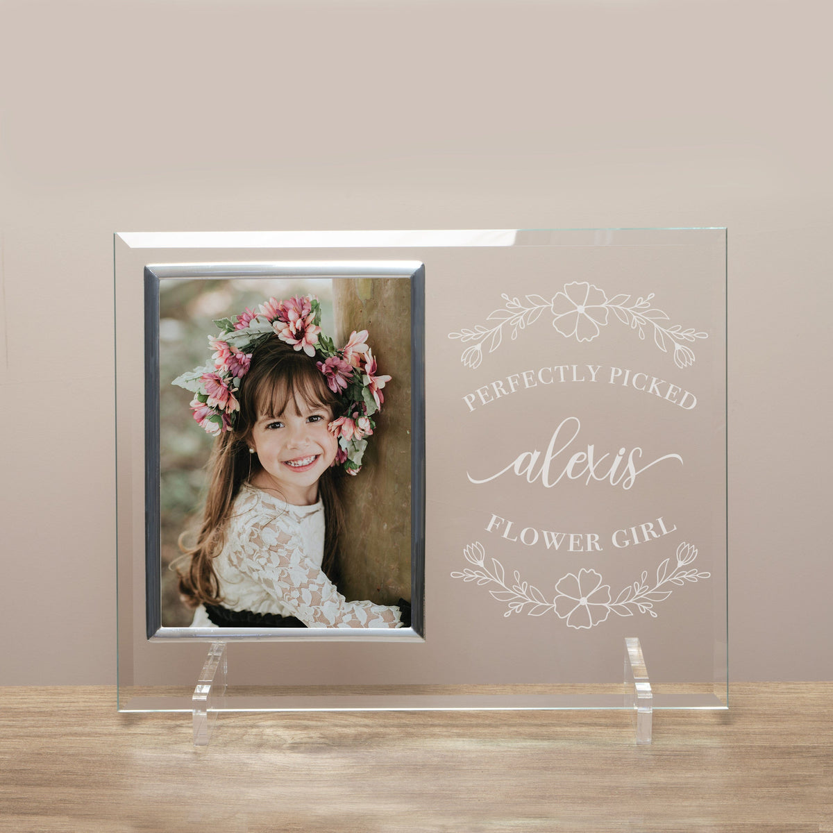 Personalized Flower Girl Glass Picture Frame — 28 Collective