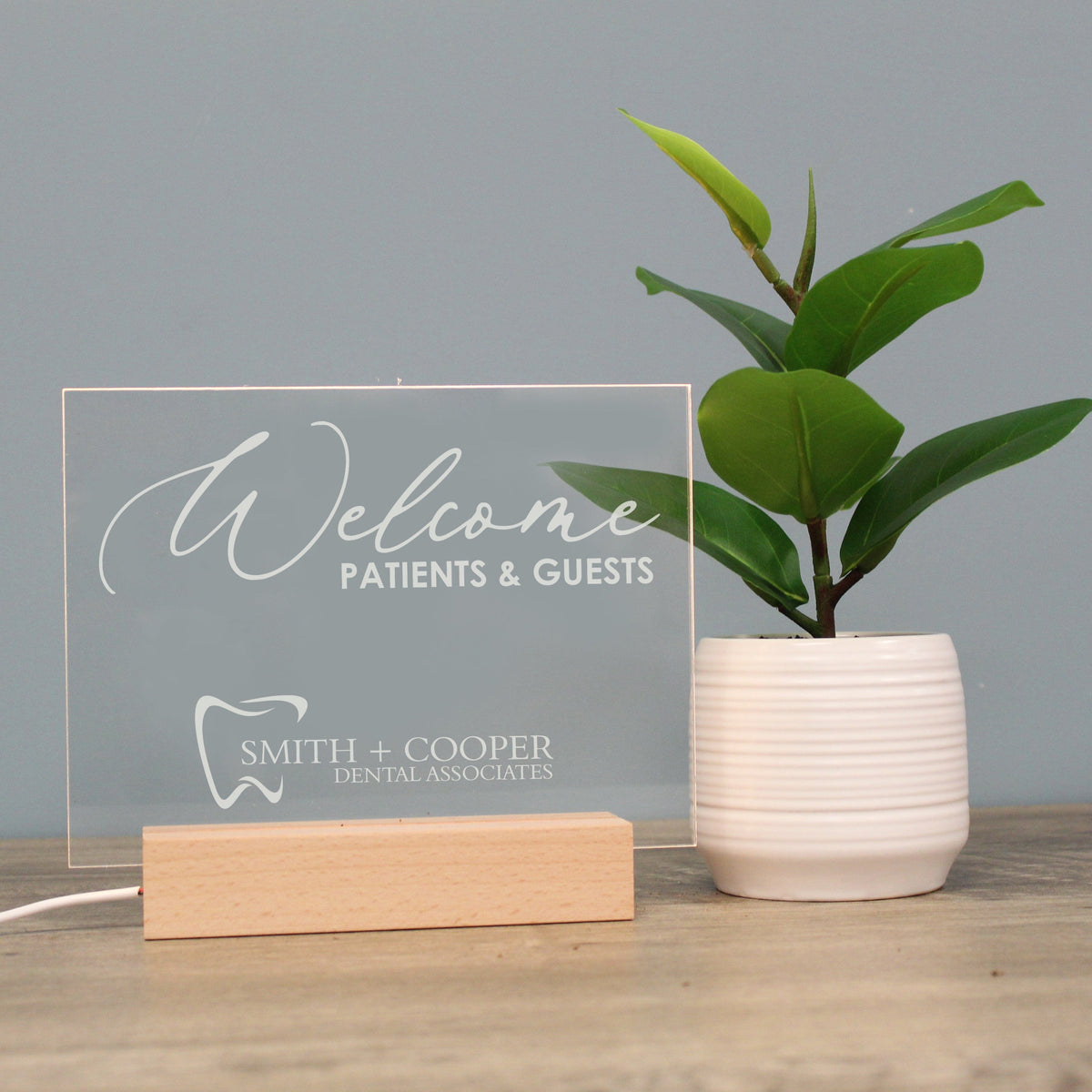 Personalized Office Welcome Sign LED Light — 28 Collective