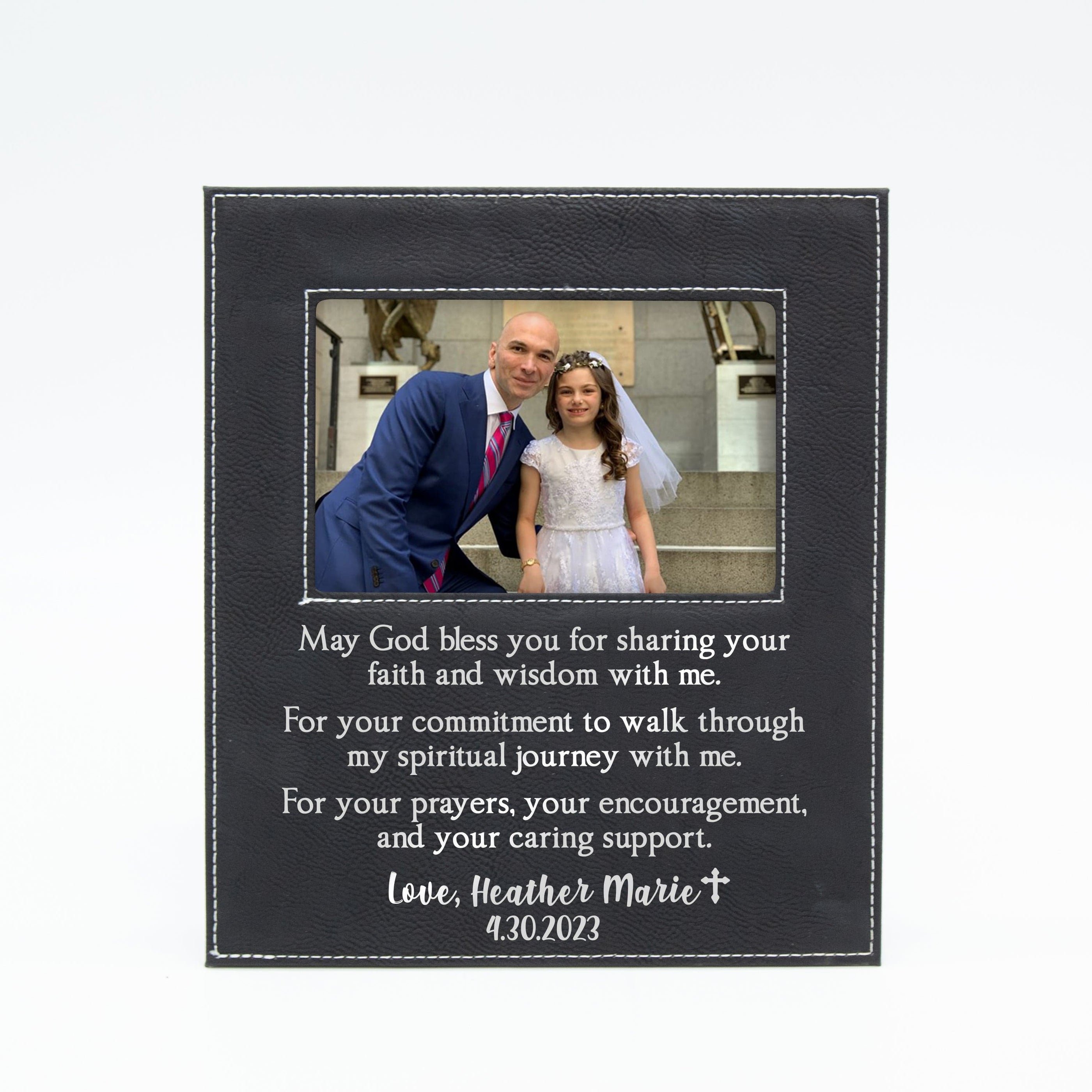 Personalized Confirmation Sponsor Picture Frame — 28 Collective