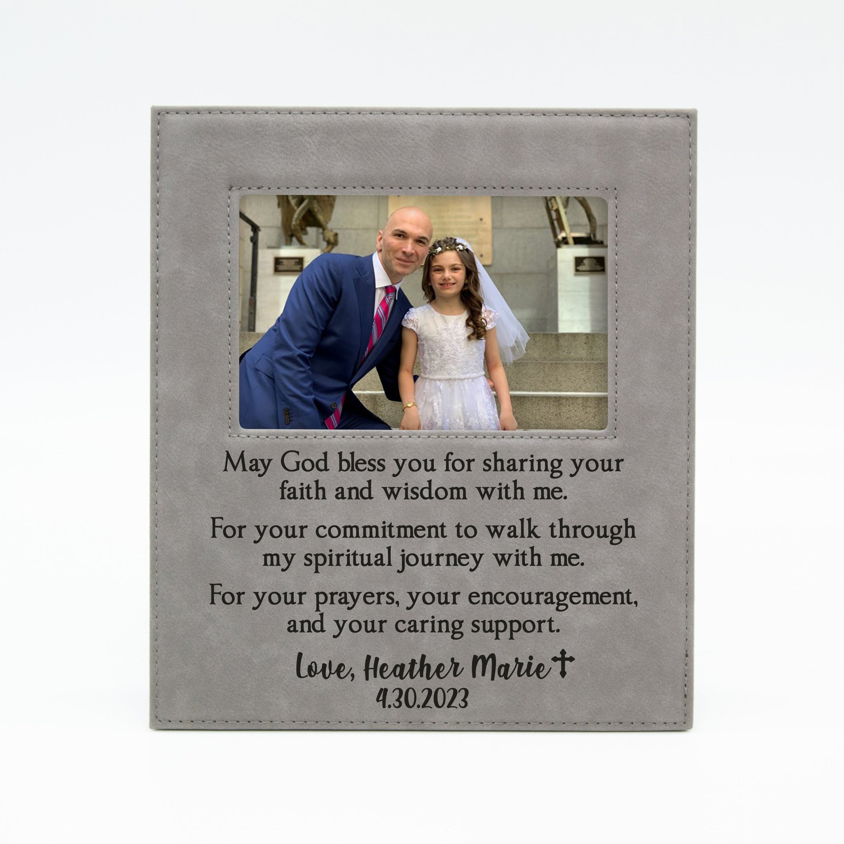 Personalized Confirmation Sponsor Picture Frame — 28 Collective